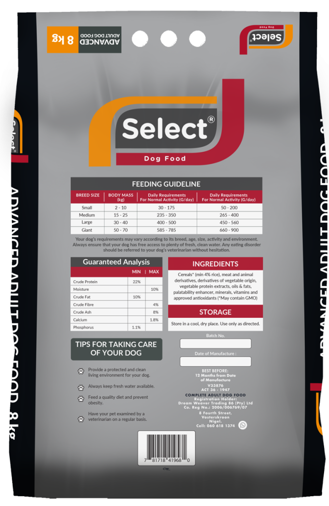 Services | Select Dog Food